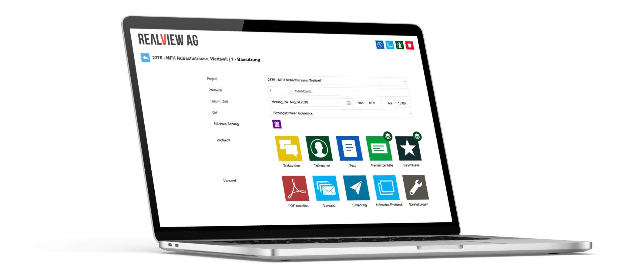 REALVIEW.CH - Apps für Bauleiter und Projektleiter