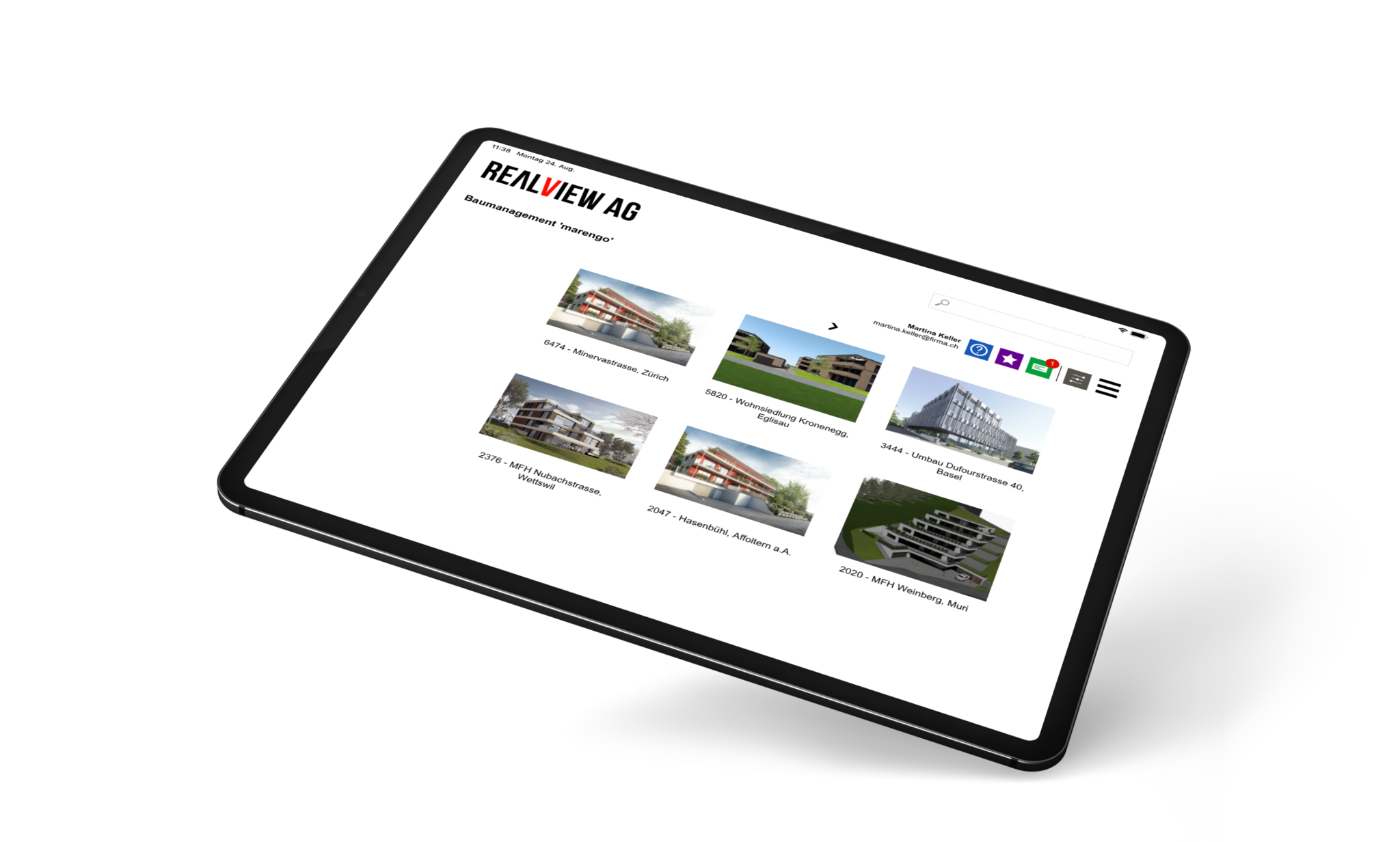 REALVIEW.CH - Apps für Bauleiter und Projektleiter