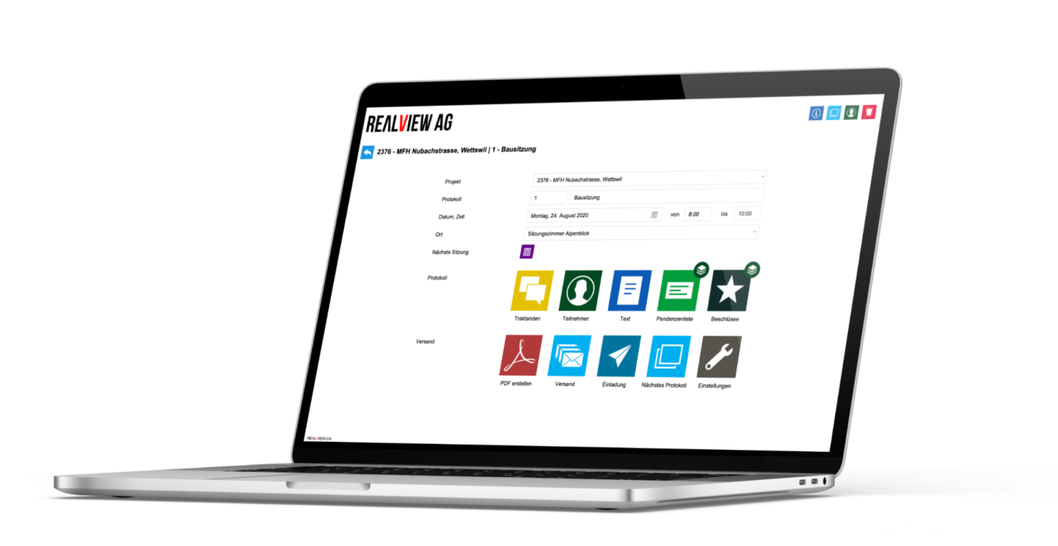 REALVIEW Protokoll – Die Lösung für Bau- und Projektleitung